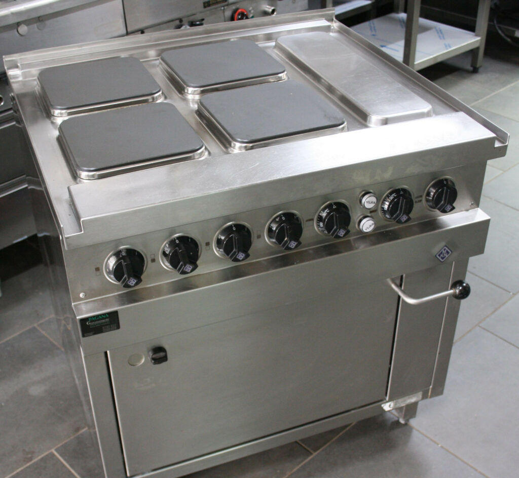 4 Plattenherd MKN Optima 700 mit E- Backofen online kaufen - Pagana Gastro